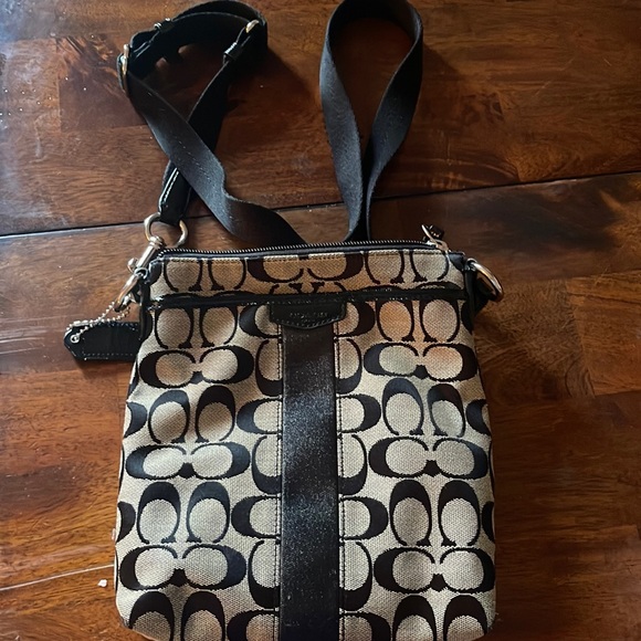 Coach | Bags | Authentic Coach Canvas Logo Small Purse | Poshmark